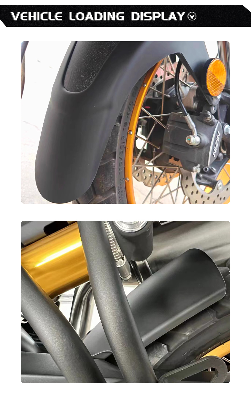 Motorcycle Accessories Front and after Rear Fender Mudguard Splash ...