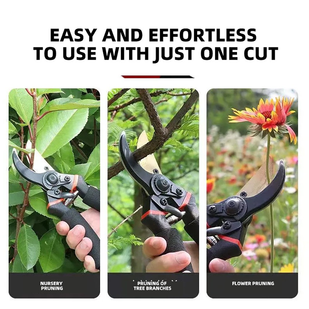 Pruning Shears Garden Scissors Tree Cutter Plant Scissor Clip Gardening ...