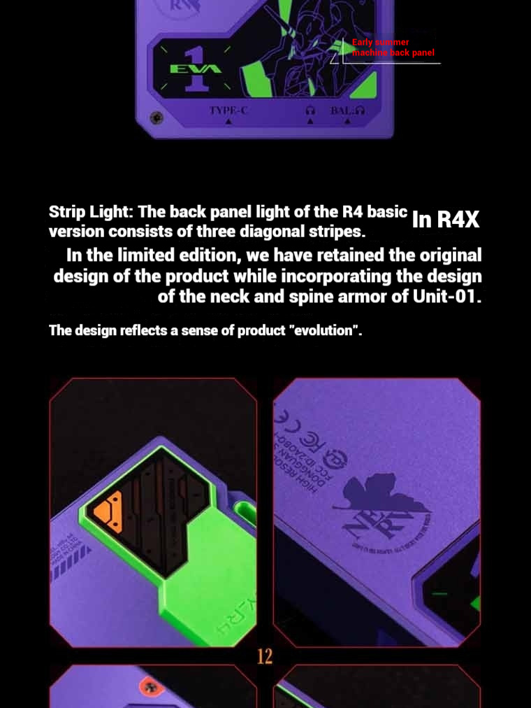 HiBy R4 EVA High Fidelity Lossless Music Player Portable Walkman MP3 ...