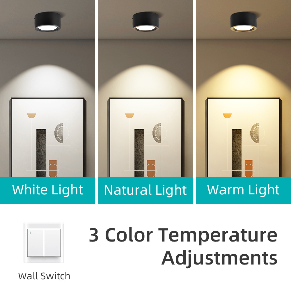 LED Surface Downlight Spotlight Ceiling light 20W/30W Round Lampu Down ...