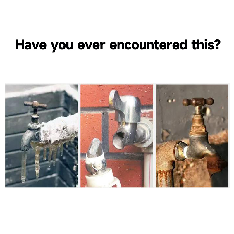 Outdoor faucet Two way tap Double water outlet faucet One-in two-out ...
