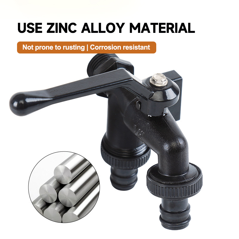 Outdoor faucet Two way tap Double water outlet faucet One-in two-out ...