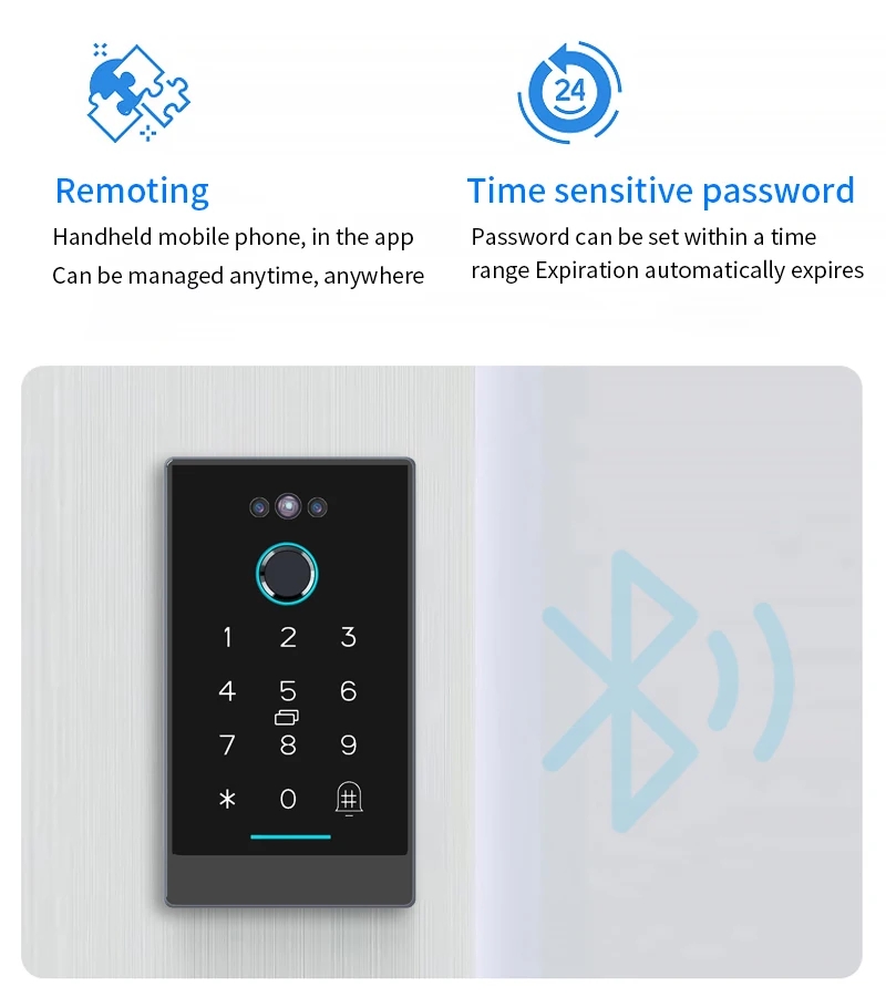 TTLOCK Biometric Time Attendance System Fingerprint Scanner Facial Recognition Rfid Access ...