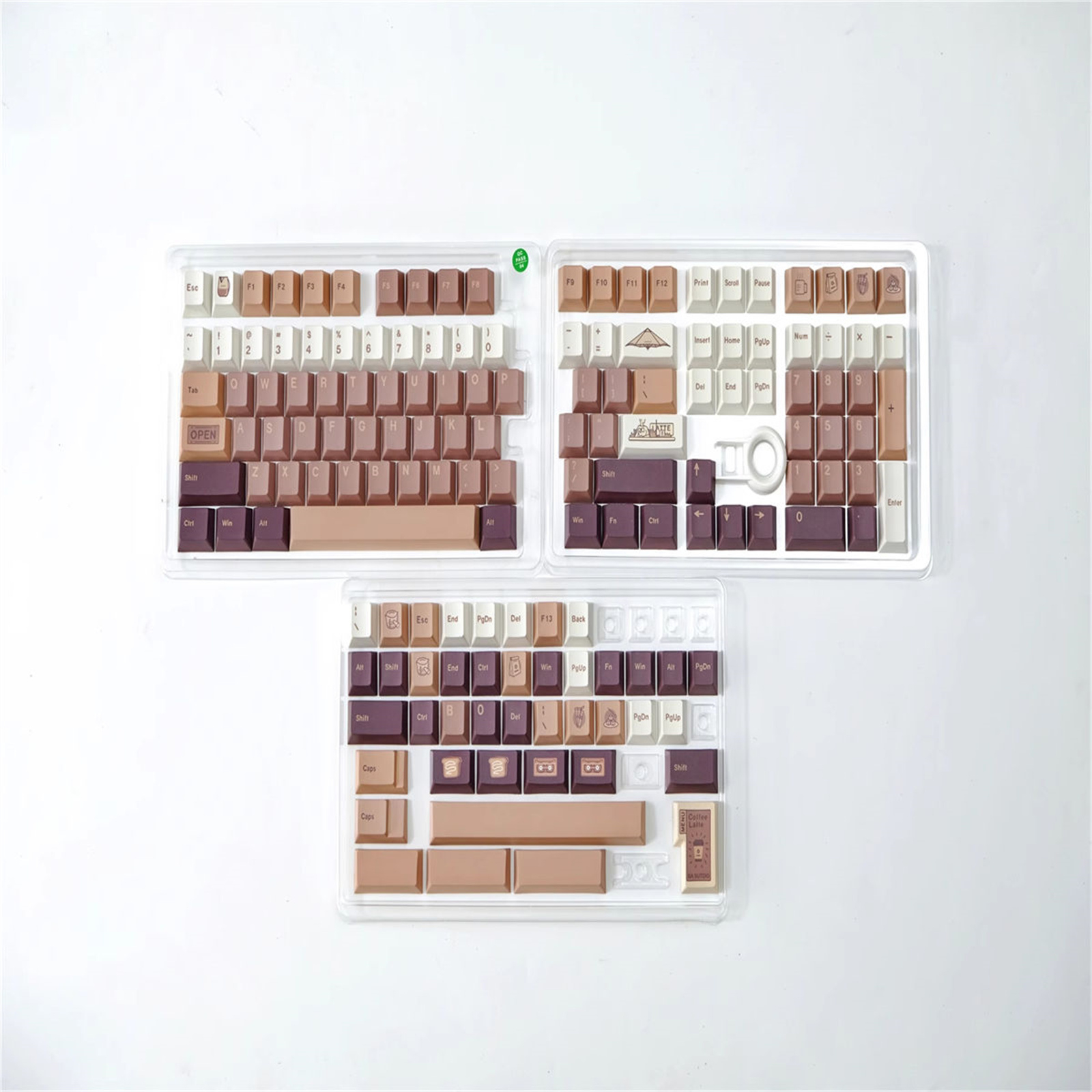 GMK Coffee R2 Keycaps Set 151 Key PBT Cherry Profile game KeyCap for MX ...