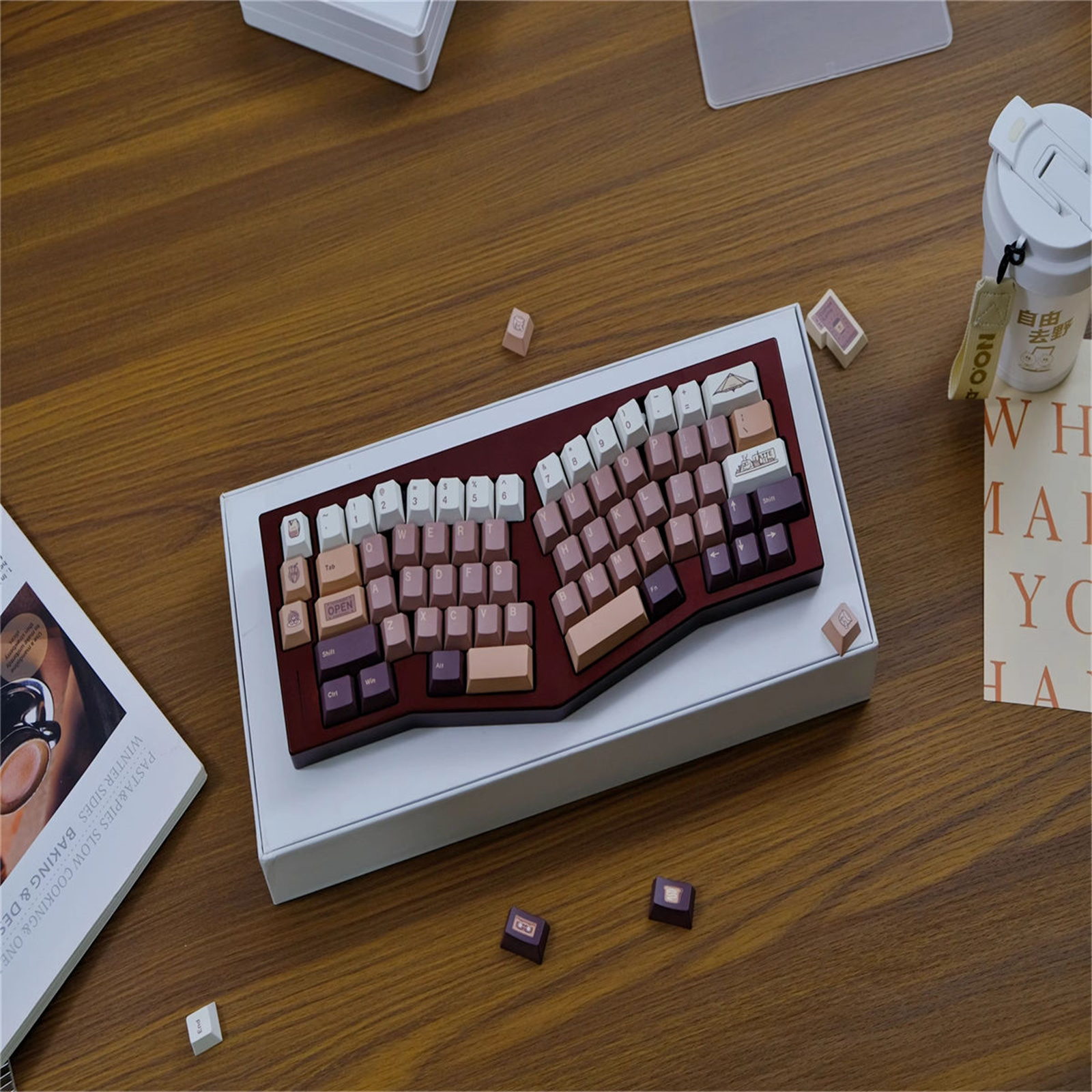 GMK Coffee R2 Keycaps Set 151 Key PBT Cherry Profile game KeyCap for MX ...