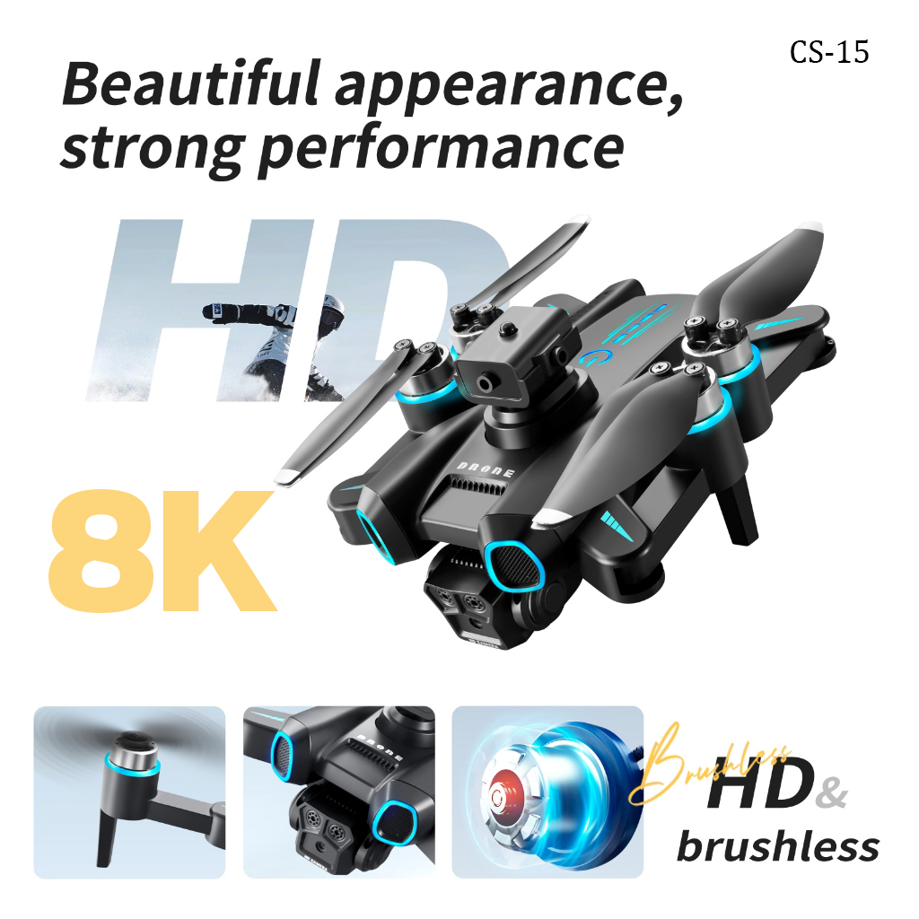 4K/8K Drone Intelligent Obstacle Avoidance 50x Zoom Suspended Aerial Photography UAV Remote ...