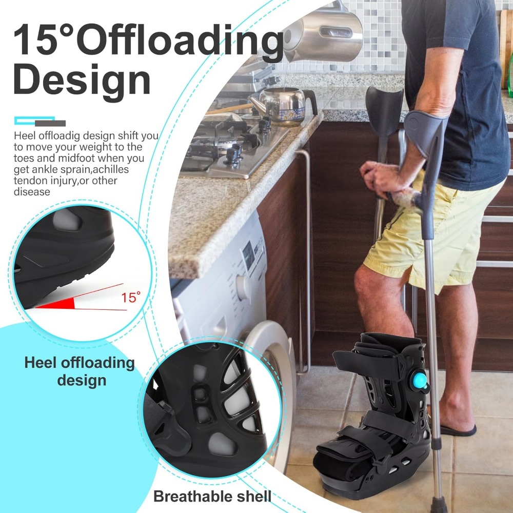 Aircast Boots Ankle Spin Fracture Walking Artifact Plaster Shoe Guard ...