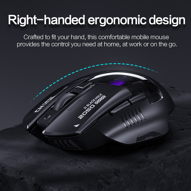 Inphic A9 RGB Wireless Mouse Rechargeable 2.4GHz / Bluetooth5.0 ...
