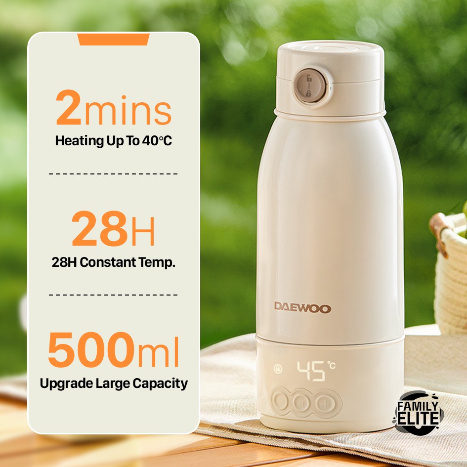 Korean DAEWOO Wireless Kettle for Baby Milk-Making Portable Kettle ...
