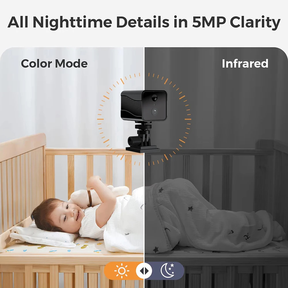 Mini 4G Security Camera SIM Card or Wifi Ultra HD Surveillance Camera ...