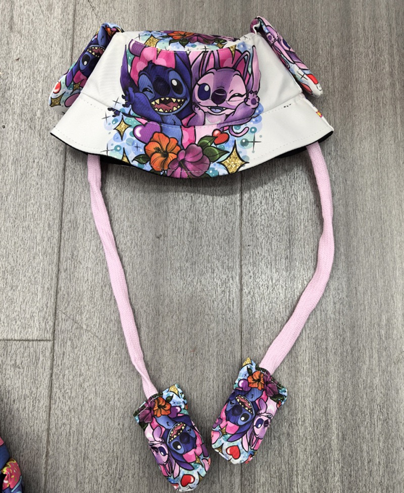Stitch hat, Stitch ears move airbag bucket hat | Shopee Malaysia