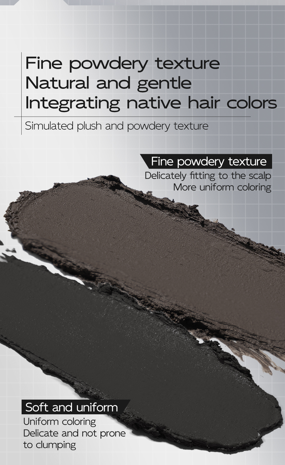 Powder Compact For Forehead Filling And Hairline Shading With Mirror ...