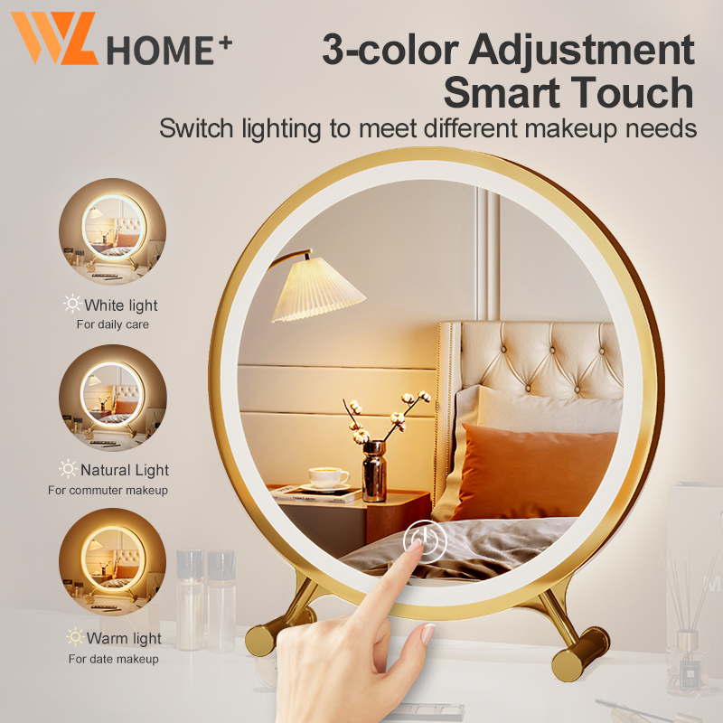 Cermin Solek LED Makeup Mirror Dressing Table Mirror Vanity Mirror ...
