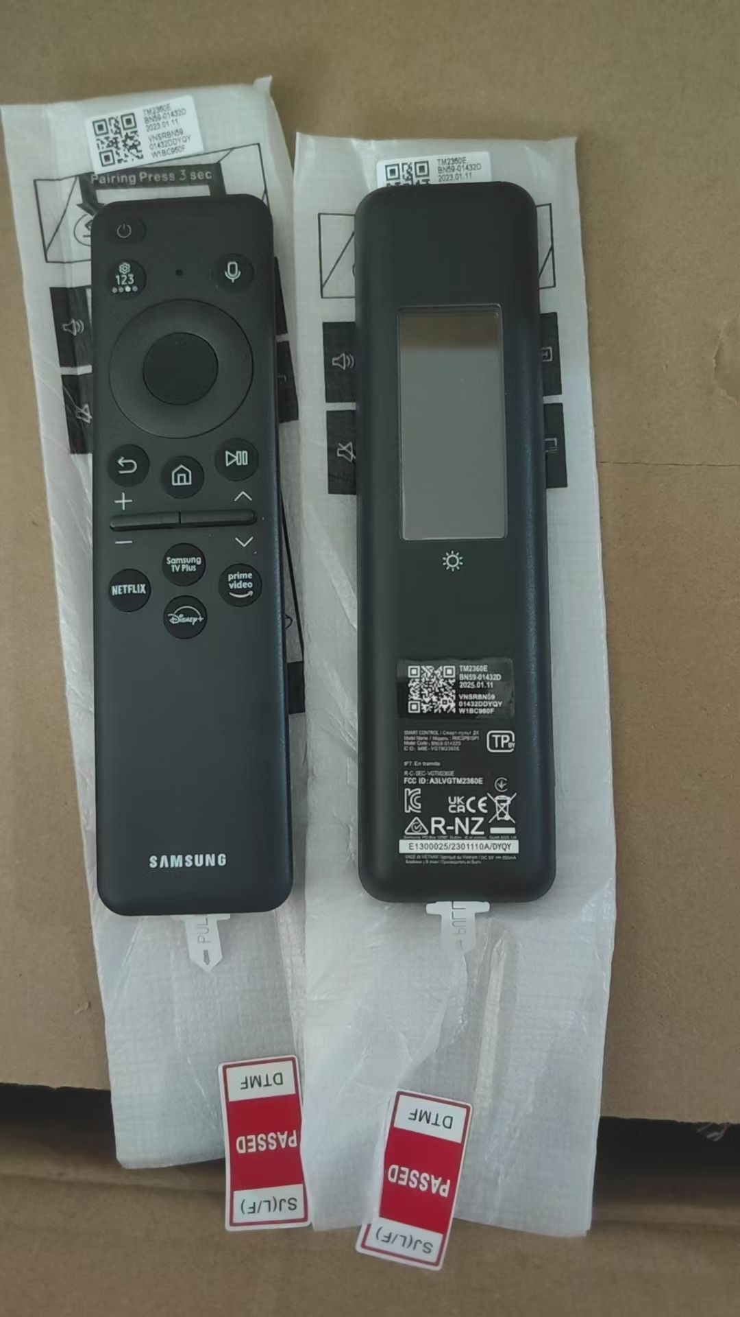 Genuine Samsung Solar BN59-01432D Smart TV Remote Control Replacement ...