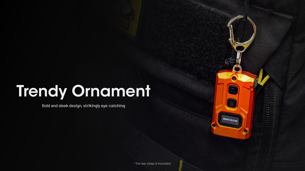 NITECORE TINI3 600 lumens supports USB-C direct charging EDC keychain ...