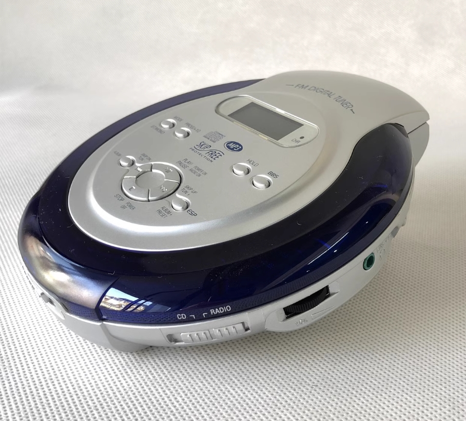 Audiologic CDM-347 Portable CD Player Walkman CD Player Support English ...