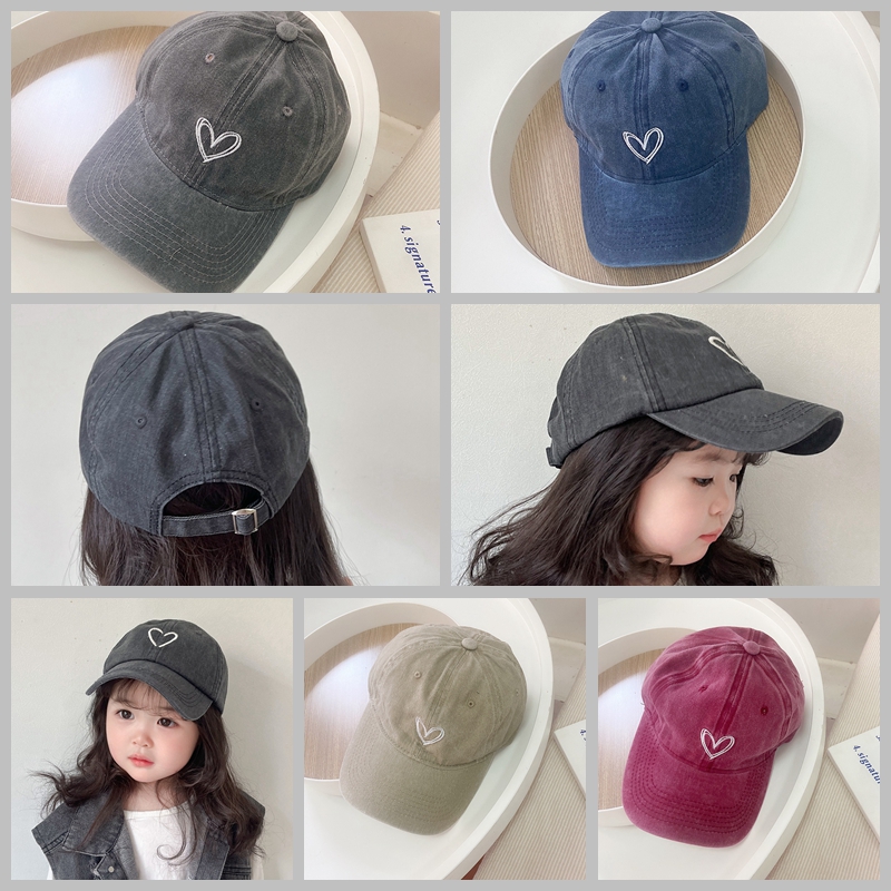 Dopamine baseball cap kids boy girl cap barbie pink love casual sun ...