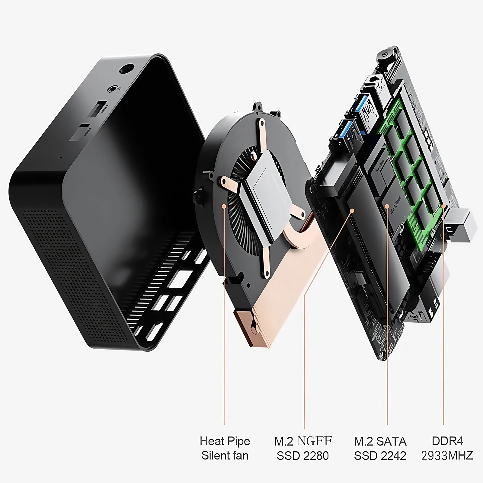 【3-Year Warranty】2025 Portable Mini PC Intel Core i9-8950HK Windows 11 ...