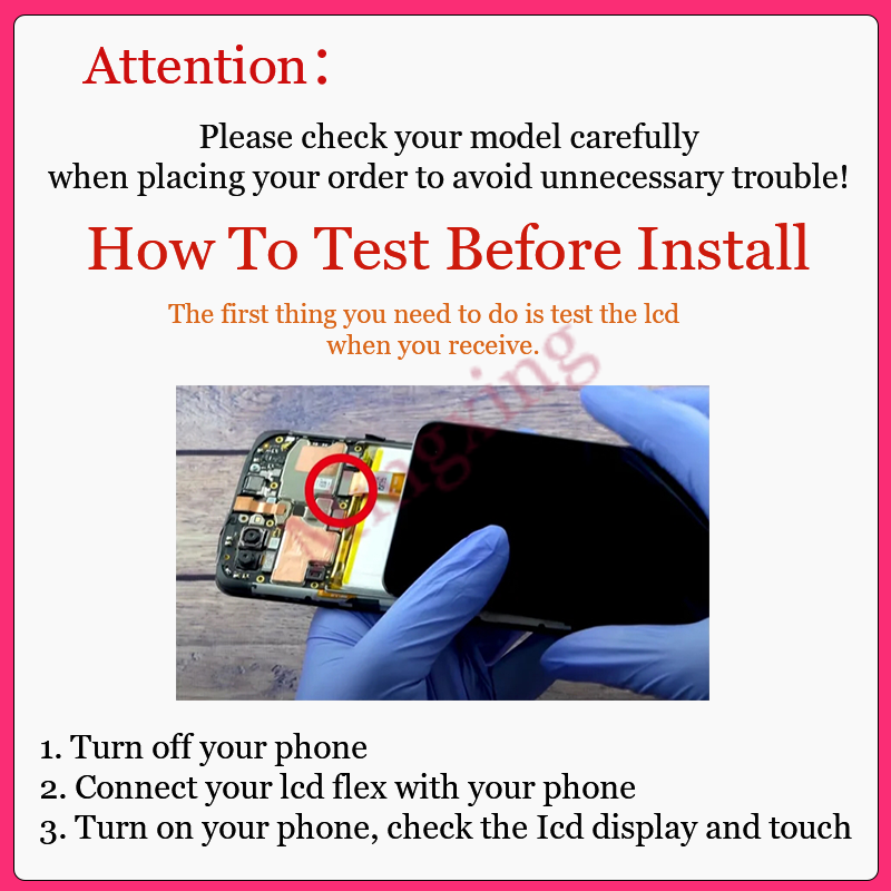 Original For Realme Note 50 Note 60 LCD Display Touch Screen ...