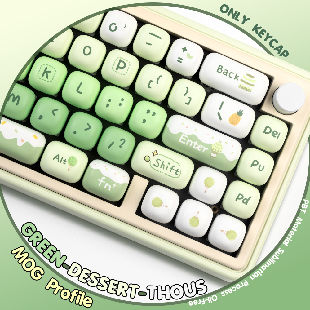 McDonald's MOG Profile 133Keys/Set Keycaps PBT Dye-Sublimation Custom ...