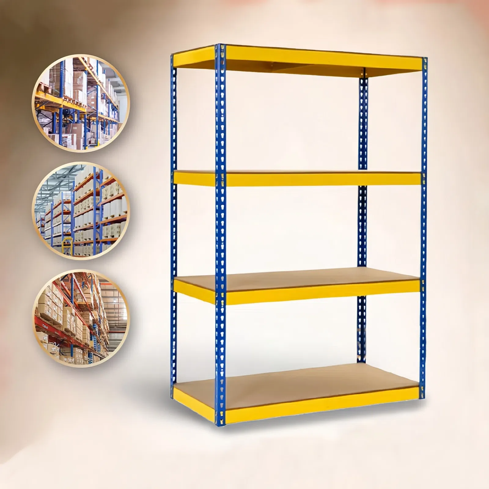 【Ready】Adjustable 4/5/6Tiers Steel Rack Metal Rack Metal Shelf Rack ...