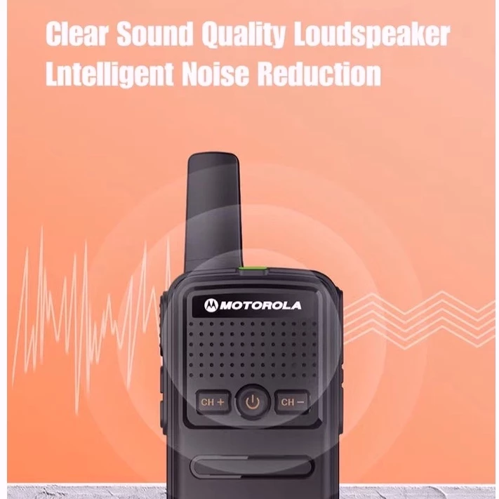 【2PCS】Motorola GP528 Mini Walkie talkie Small 30W High-power 15000mAH 2 ...