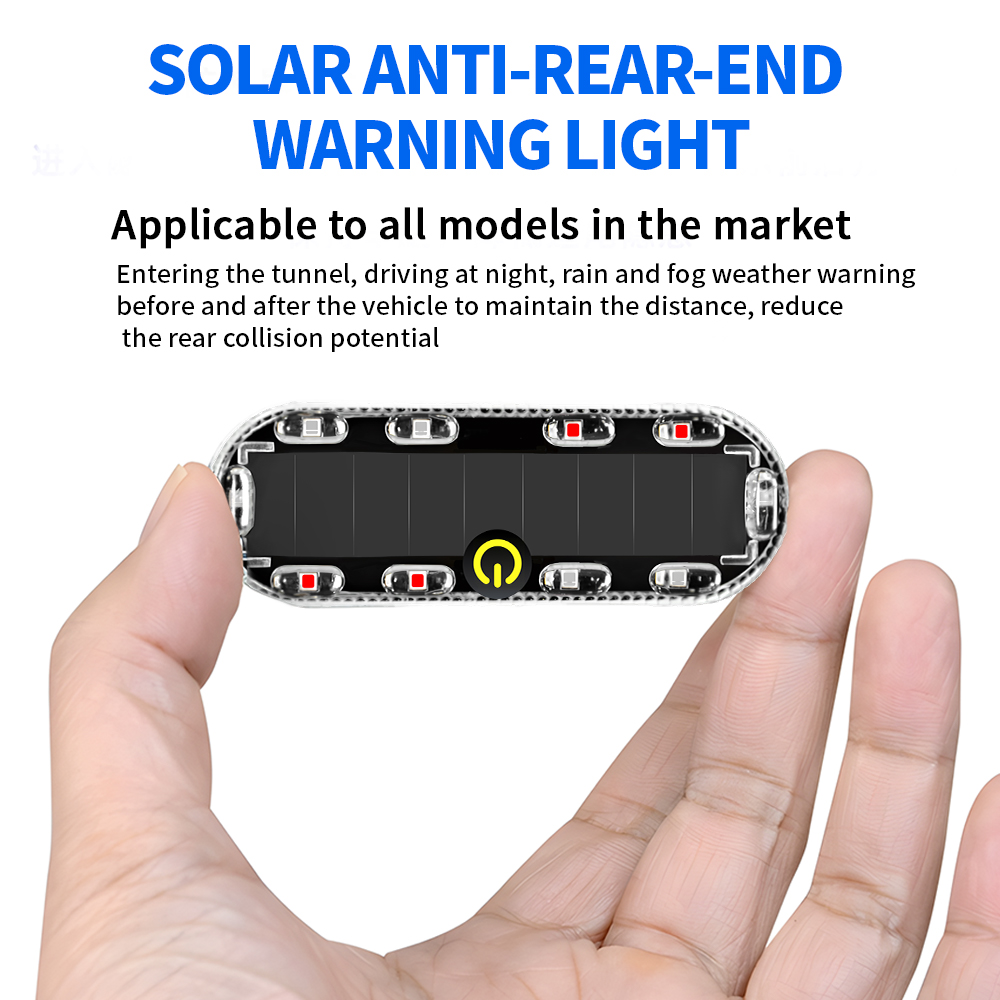 Solar Powered Flashing Warning Lights Safety LED Warning Lights ...
