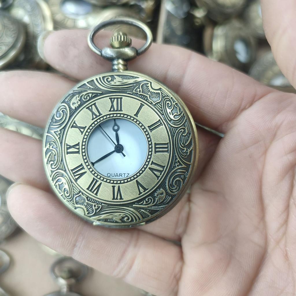 Vintage Roman Numeral Pocket Watch - Antique Double Scale Design for ...