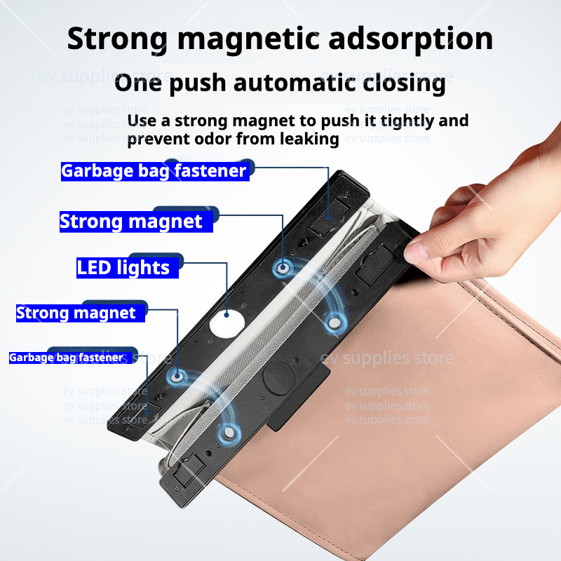 Xpeng g6/x9 Car Magnetic attraction garbage bag bin seat storage box ...