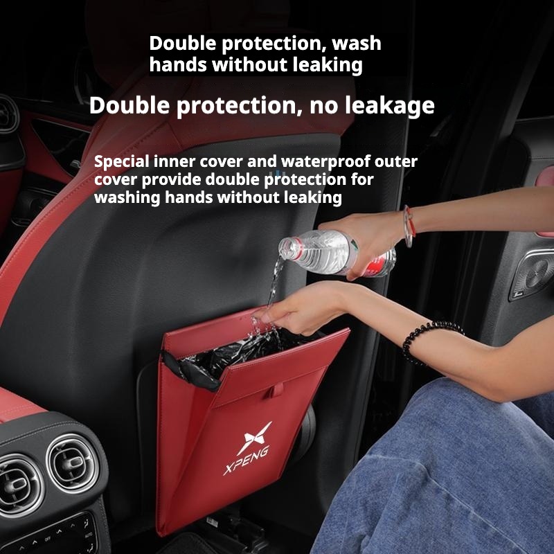 Xpeng g6/x9 Car Magnetic attraction garbage bag bin seat storage box ...