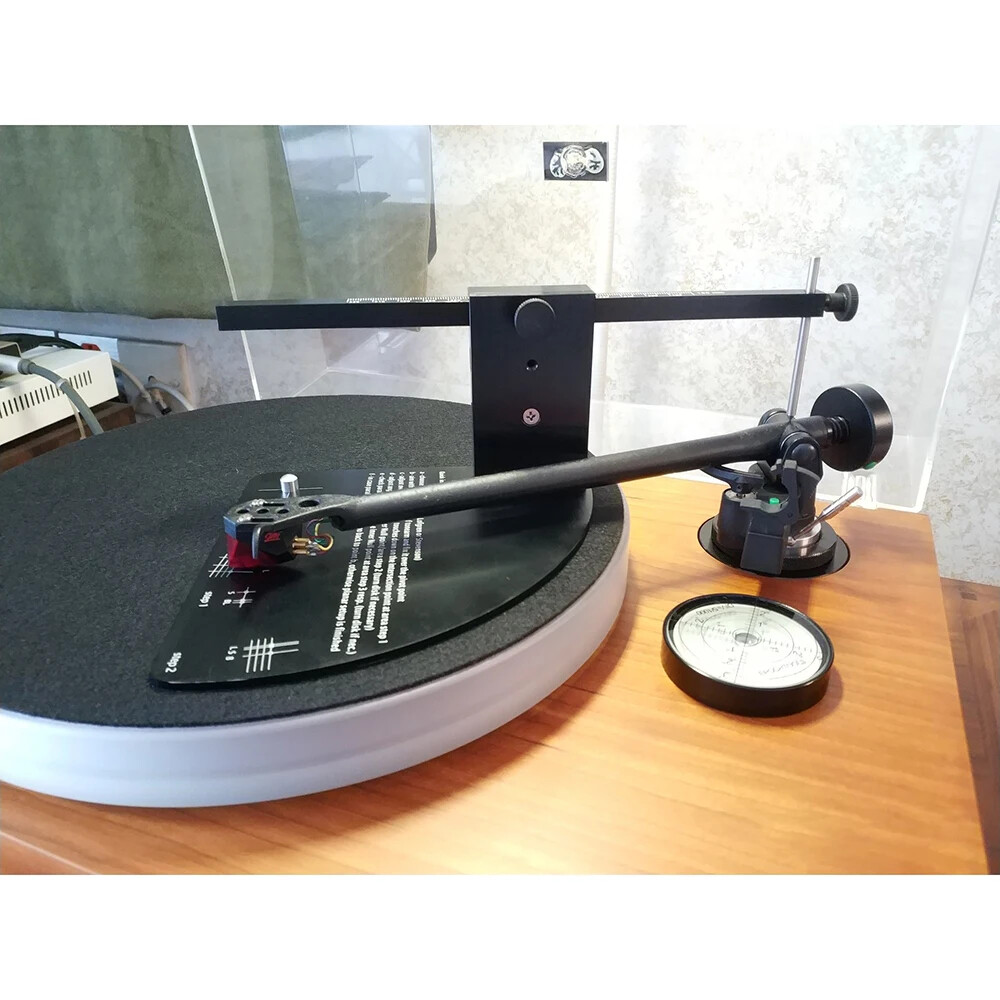 Vinyl turntable adjustment ruler Tonearm and cartridge position ...