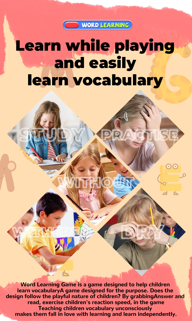 Children's Educational Game Machine, English Vocabulary Learning Tool ...