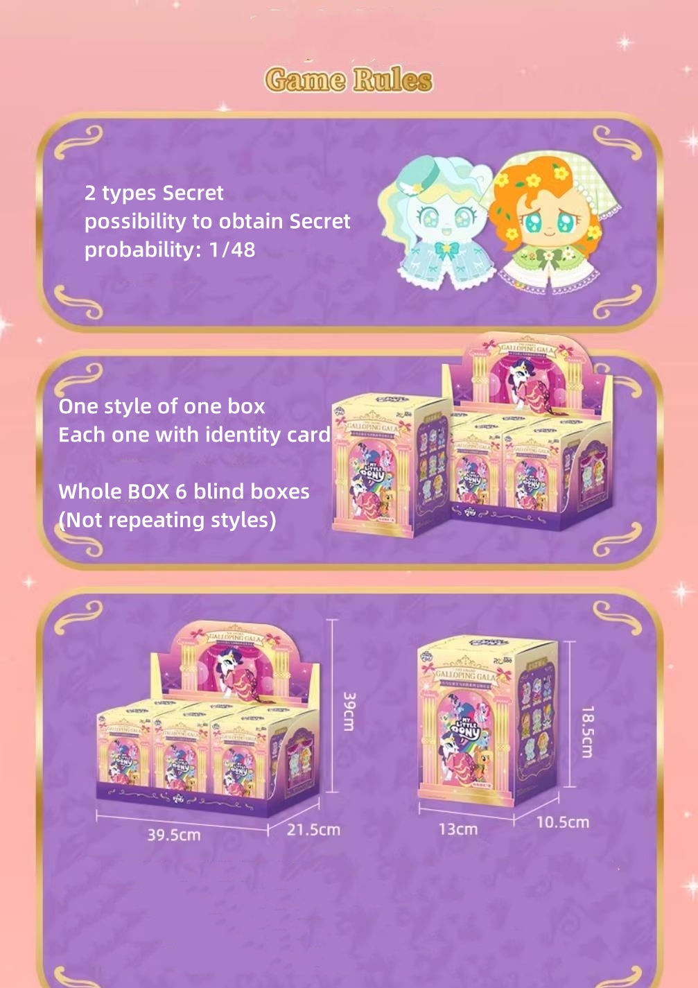 Hasbro My Little Pony The Grand Galloping Gala Series Blind Box Toy ...