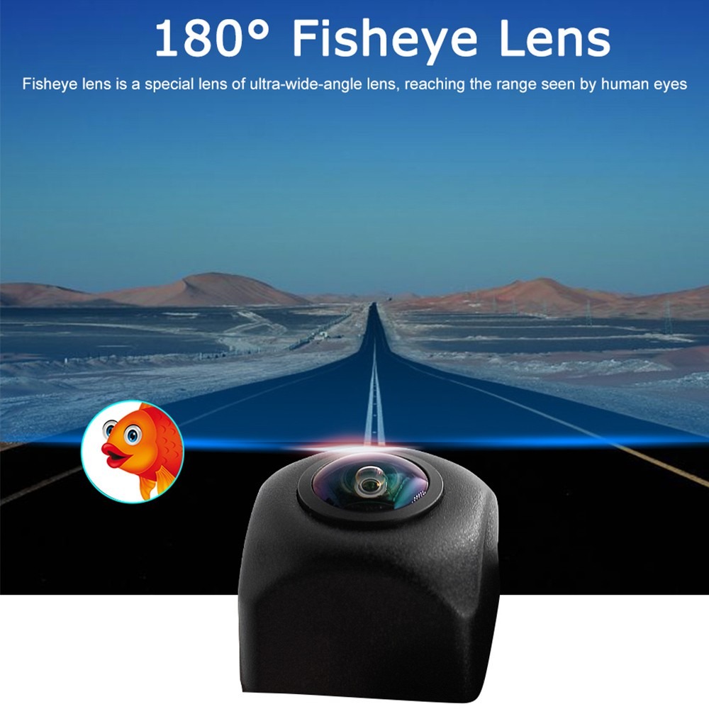 180 Degree HD 1296x1080P Night Vision Fisheye Lens Rear View Camera for ...
