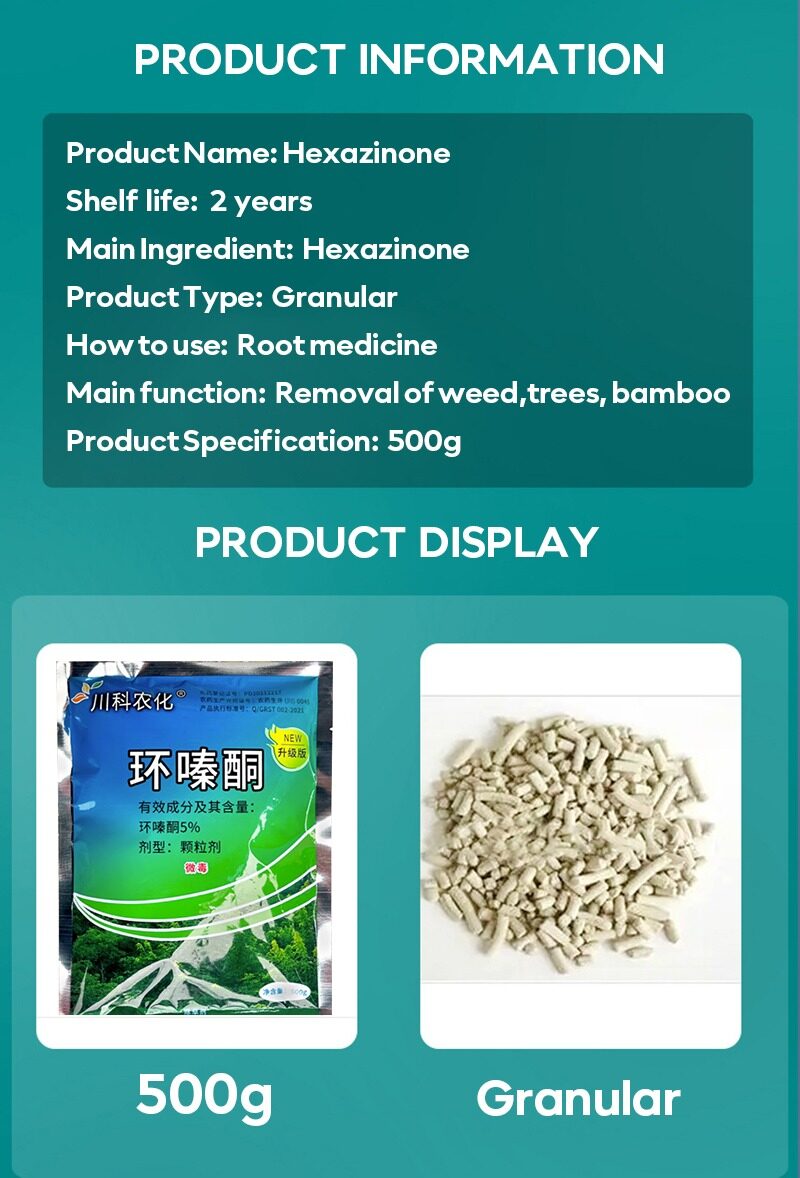 Cyclozinone herbicide kills large trees, bamboo, shrubs, weeds, tree ...