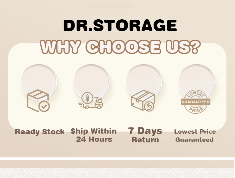 DR.STORAGE 3/5Layers Bathroom Cabinet Gap Storage Cabinet Foldable ...