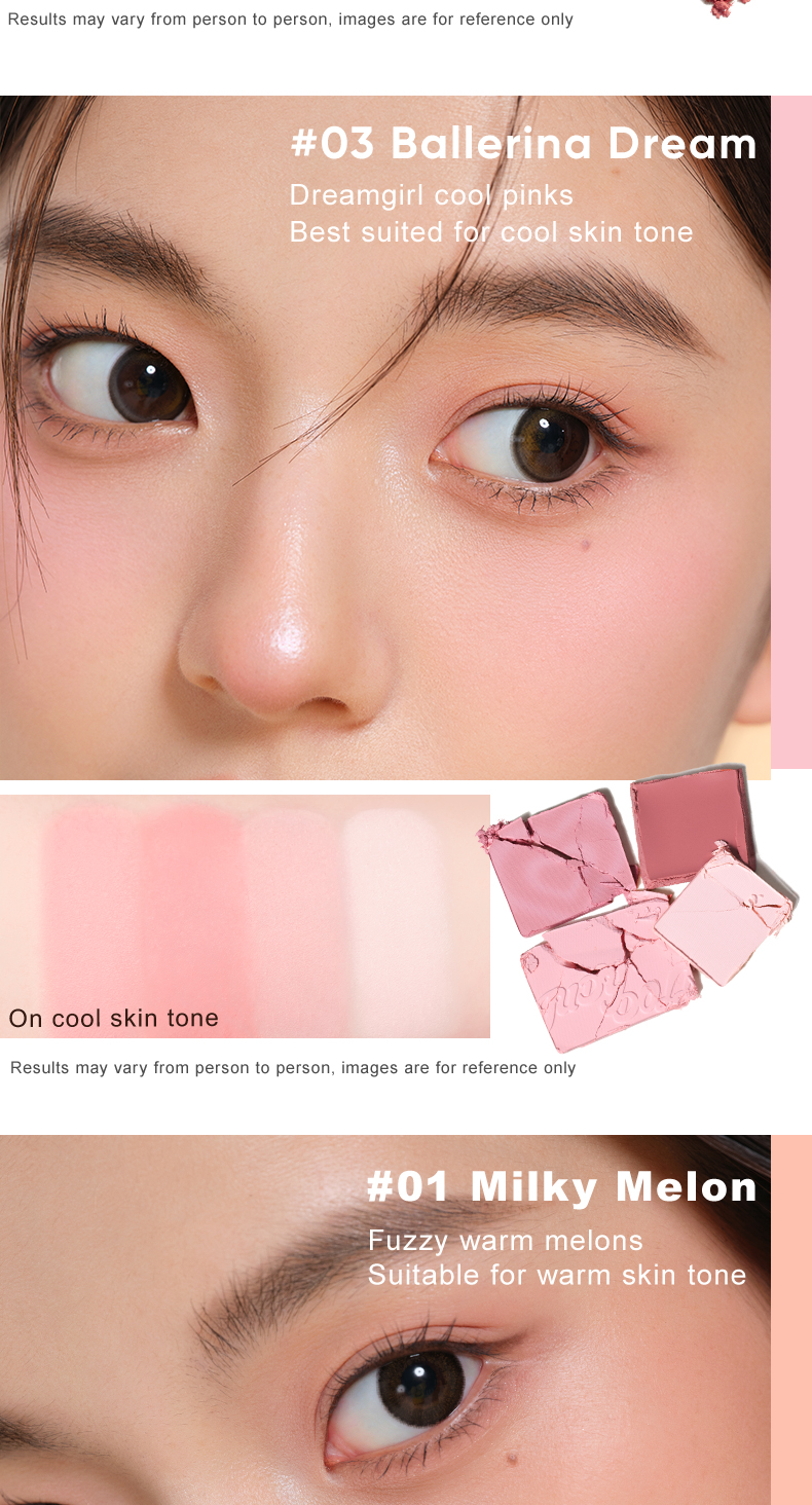 Judydoll Blush Highlighter&Contour Palette Multifunction Eyeshadow Blusher Concealer 9g | Shopee ...