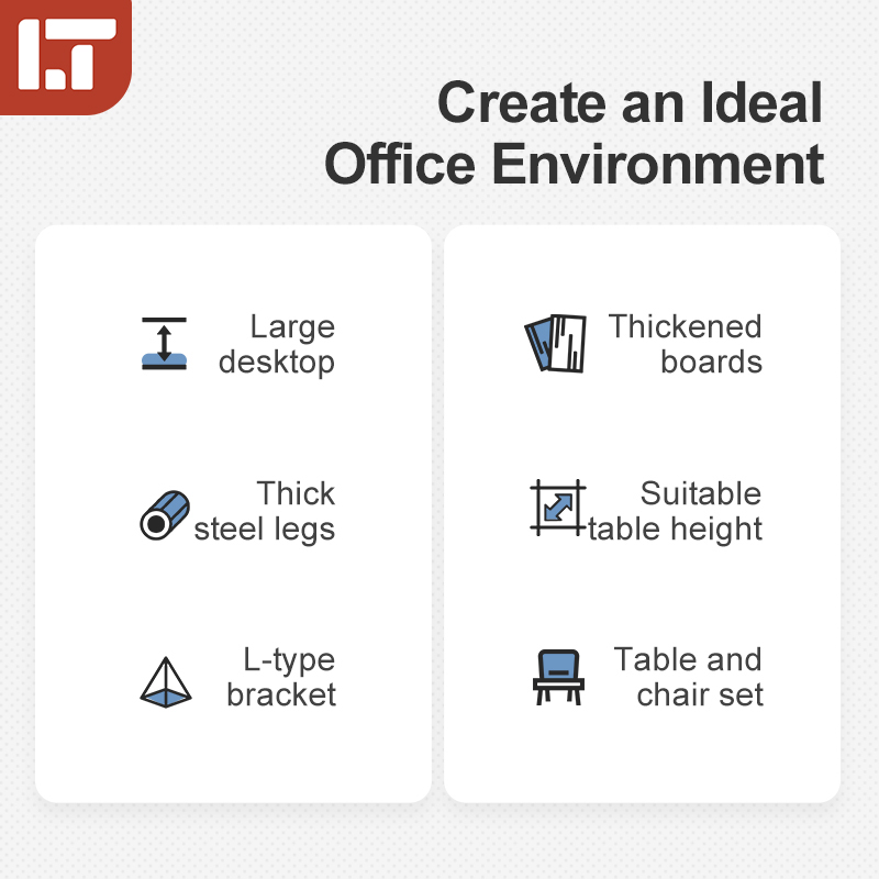 High Quality Office Table Computer Table 32mm Thinkened Desktop Table ...