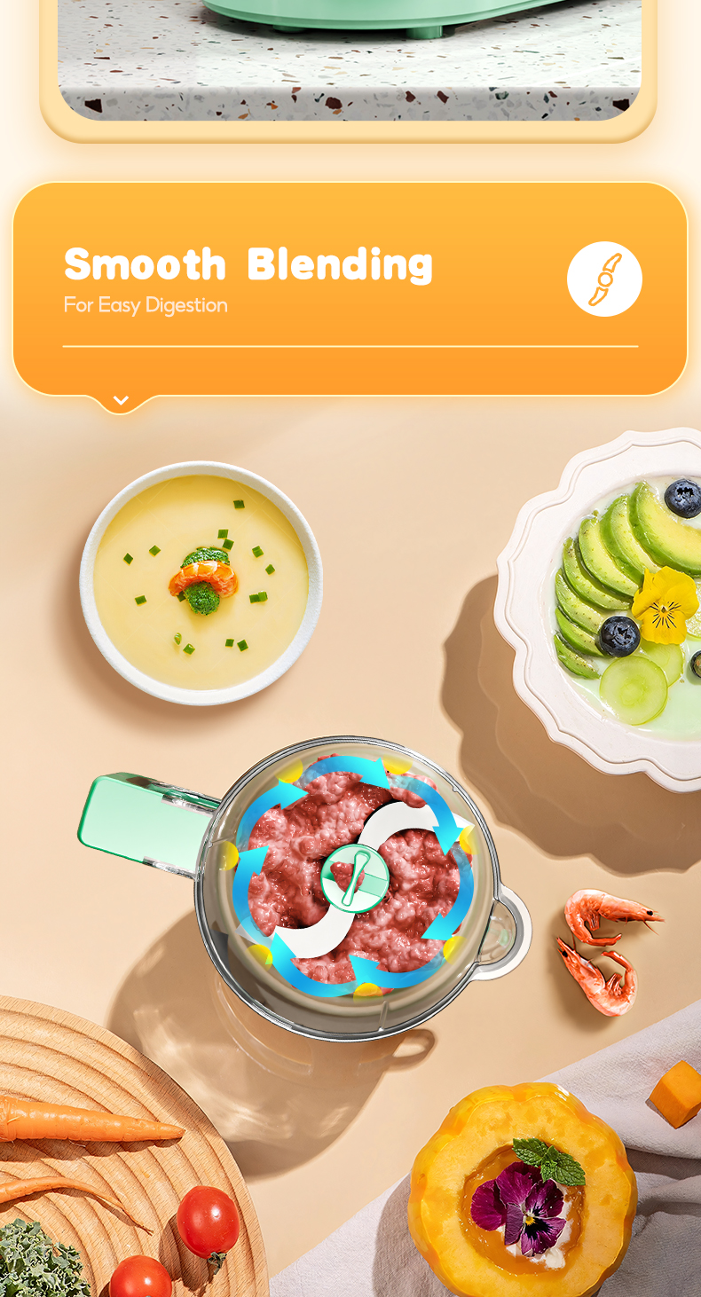 【1 Year Warranty】Kiumo 4 in 1 Baby Food Processor& Grinder | Auto Steam ...