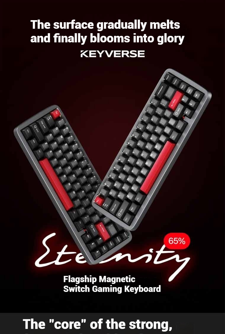 KEYVERSE ET65 aluminum alloy wired RGB gaming magnetic axis gaming keyboard | Shopee Malaysia