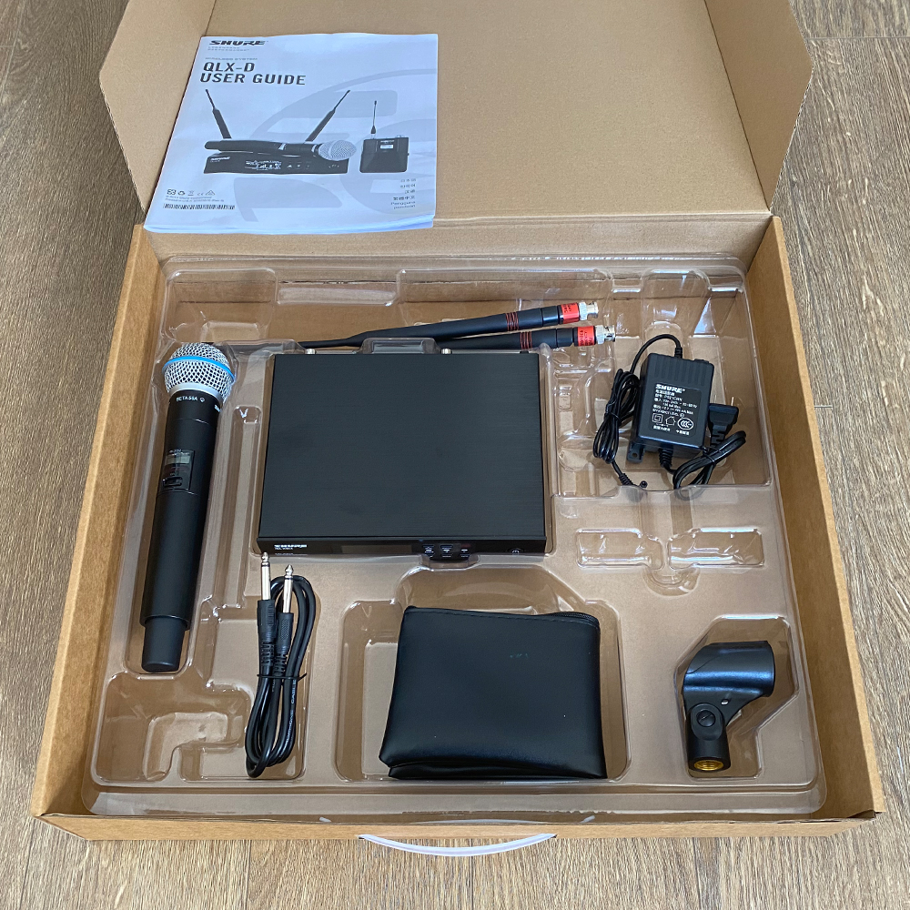 QLXD4 High Quality Professional UHF System Wireless Microphone BETA 58A ...