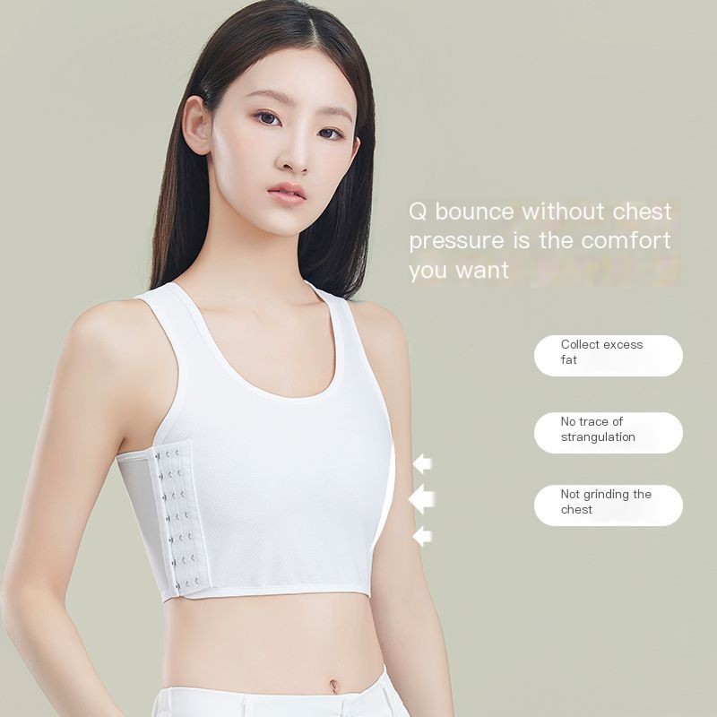 Women's Waist Training Corset Vest - Chest Compression Slimming ...