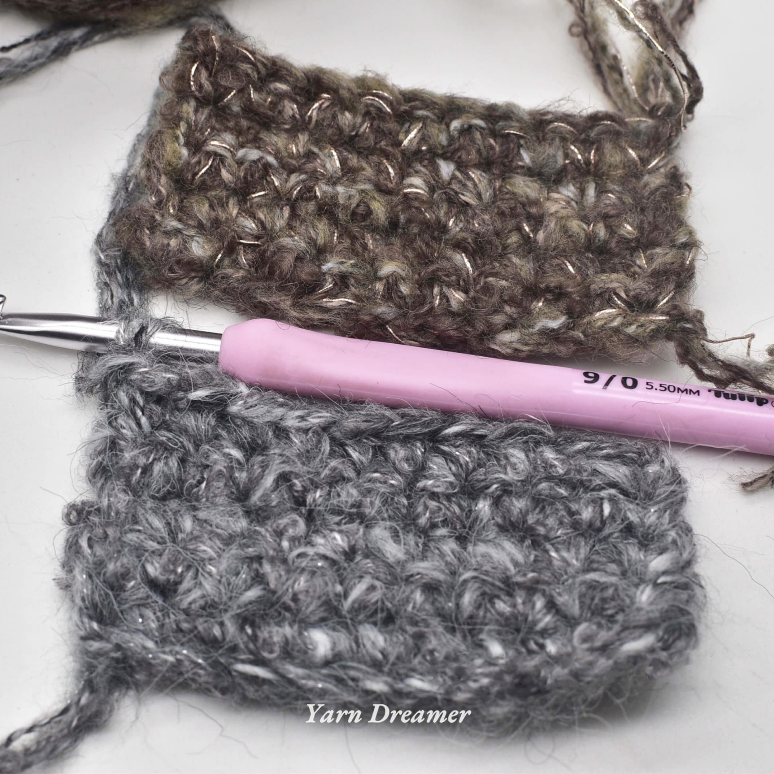 Benang Kait Besar Benang Crochet Yarn Grey Fluffy Yarn Crochet Brown ...