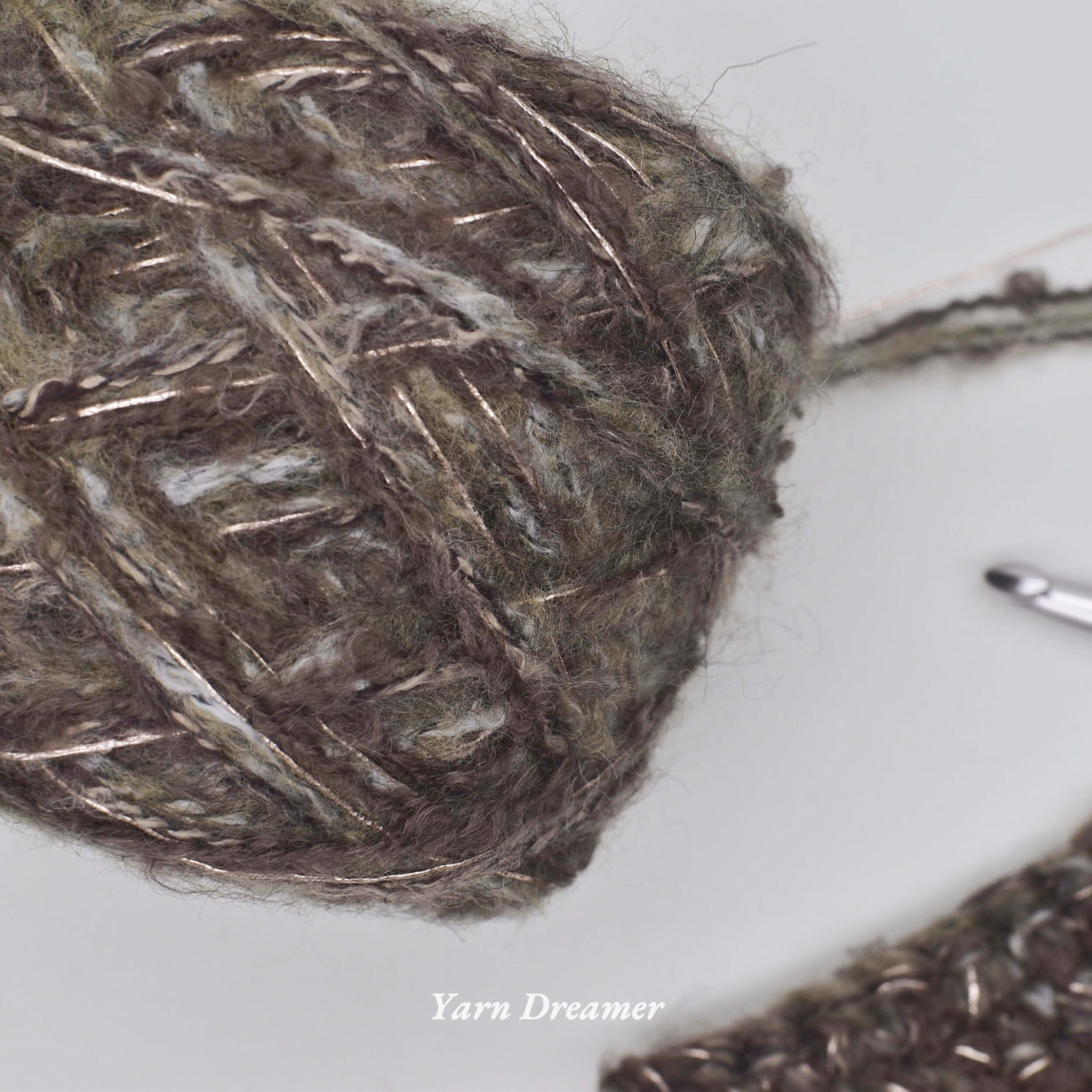 Benang Kait Besar Benang Crochet Yarn Grey Fluffy Yarn Crochet Brown ...