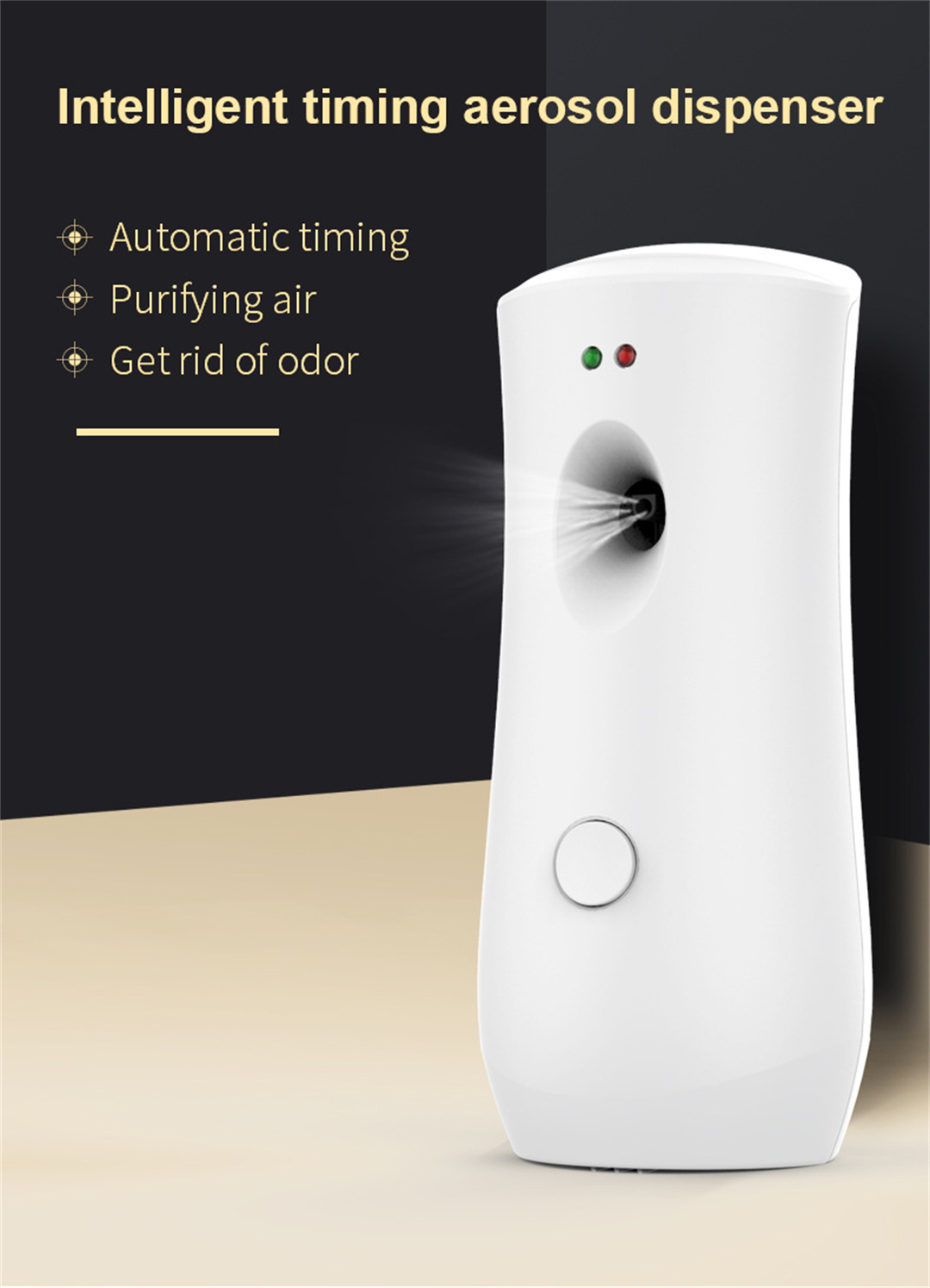 3Life Smart Timing Automatic Fragrance Diffuser Mini Air Purifier Freshener Quiet Operation ...