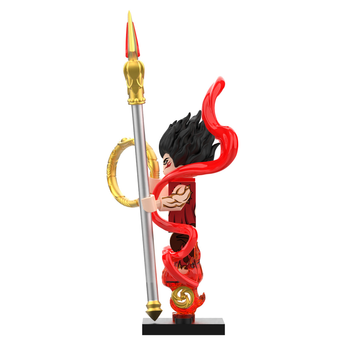 Block Toys Figure Ne Zha Ao Guang Ao Bing Building Block Mini Toy ...
