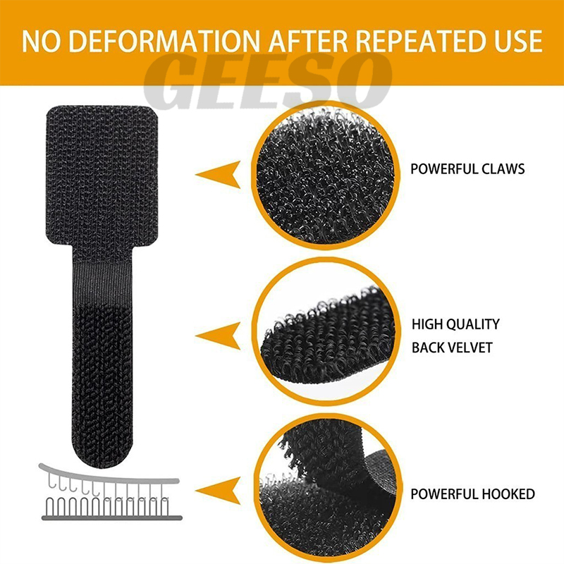 GEESO 20Pcs Cable Ties Reusable Fastening Wire Organizer Cord Rope ...