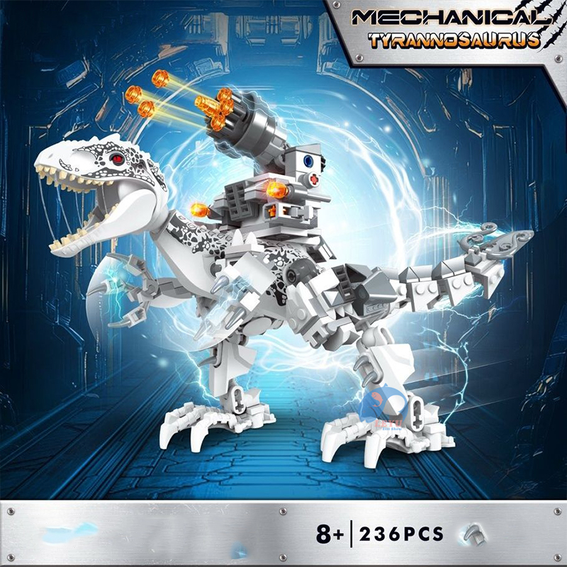 4 Styles Mechanical Dinosaur Building Toy, Tyrannosaurus Rex ...