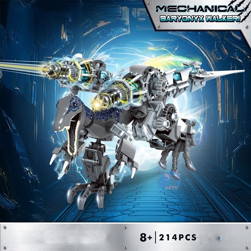 4 Styles Mechanical Dinosaur Building Toy, Tyrannosaurus Rex ...