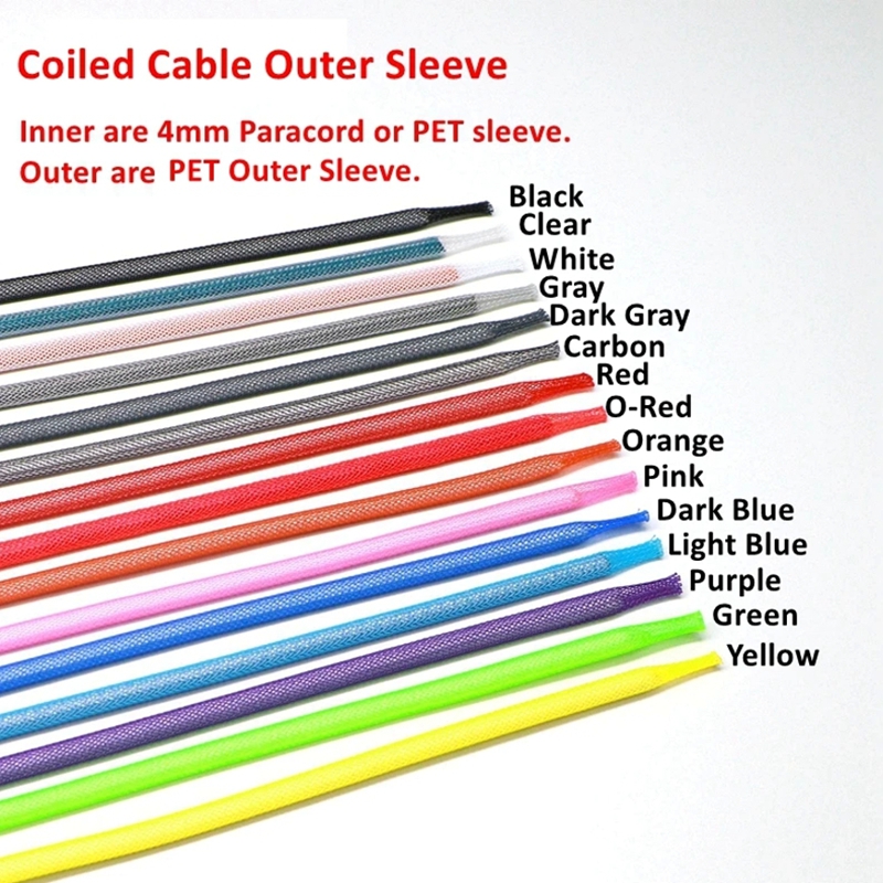 Hand Made USB-A to Type-C Coiled Cable for Mechanical Keyboard With ...